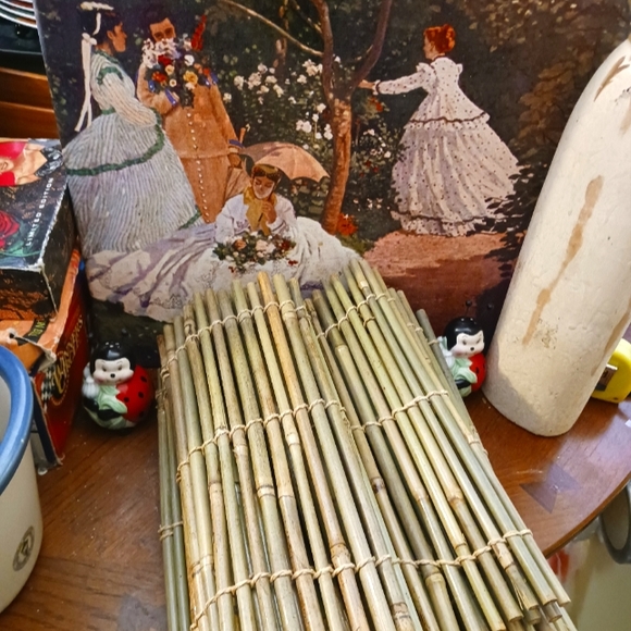 Pier 1 | Dining | 4 Very Pretty Bamboo Sticks Table Mats Beautiful Gift ...